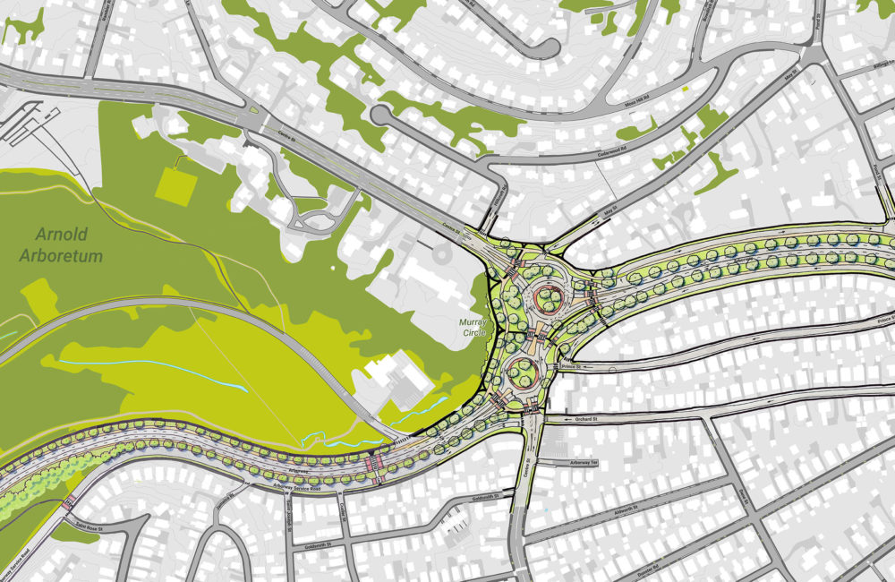 Arborway Bicycle and Pedestrian Improvements - Toole Design