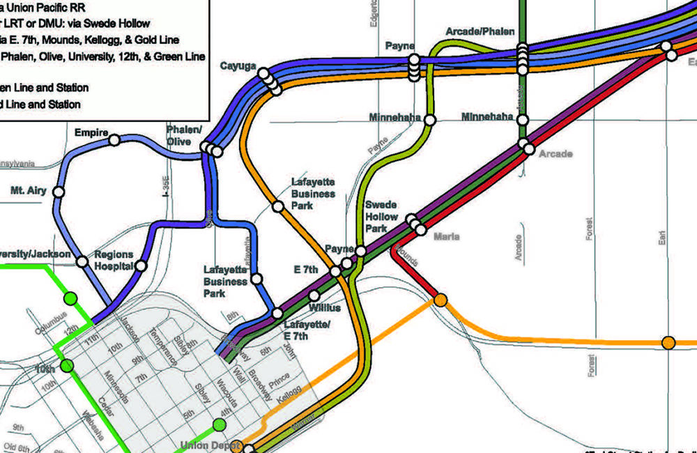 Rush Line Transit Corridor Pre-Project Development Study - Toole Design