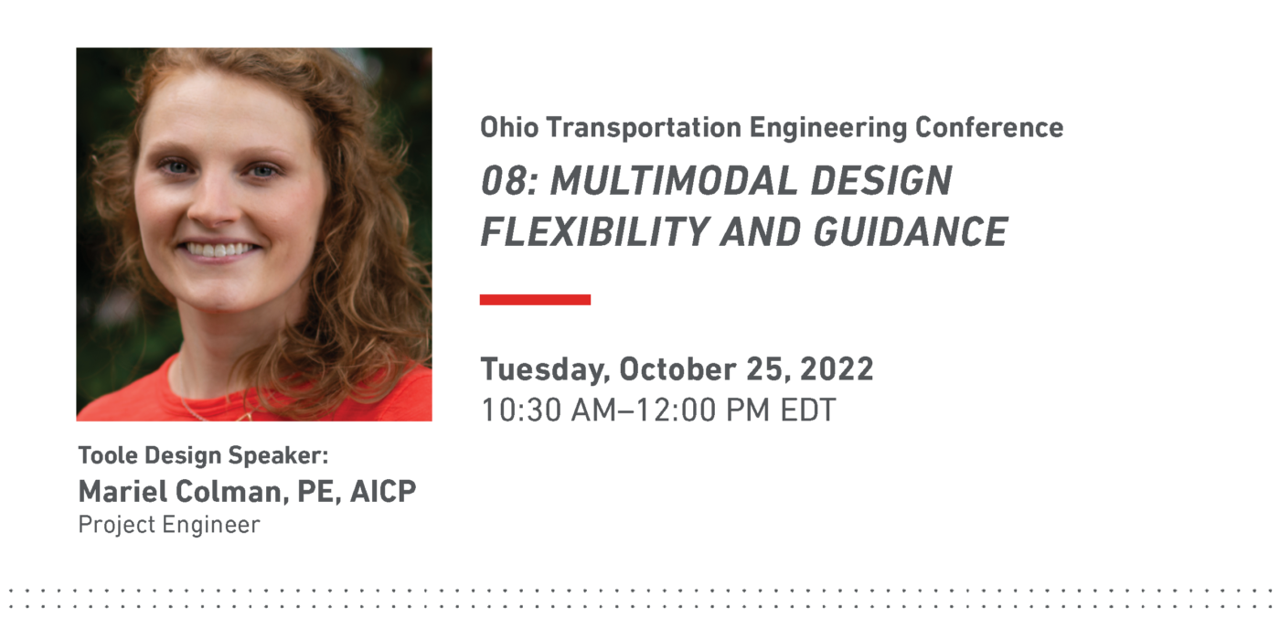 Toole Design at the Ohio Transportation Engineering Conference 2022 ...