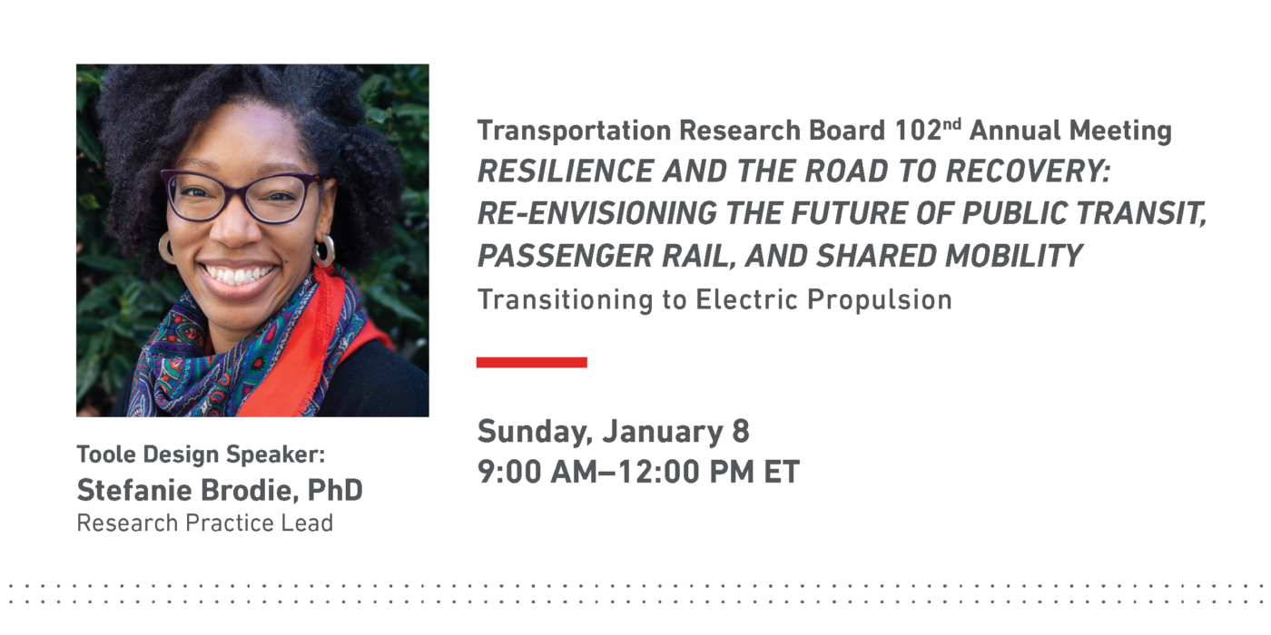 Toole Design at TRB 2023 - Toole Design