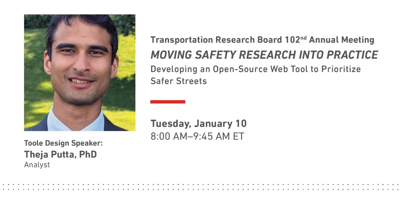 Toole Design at TRB 2023 - Toole Design